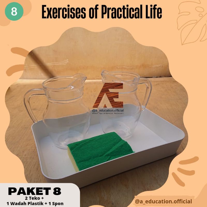 Jual Practical Life Montessori Exercises of Practical Life EPL ...