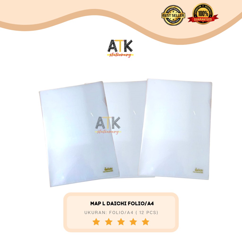 Jual Map L ( Clear Sleeve) Daichi Ukuran Folio/A4 atk | Shopee Indonesia