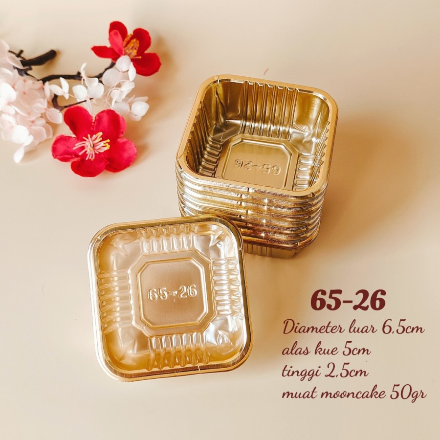 Jual 50GR (100TRAY) TRAY MIKA KUE BULAN TRAY MIKA MOONCAKE TRAY KUE BULAN | Shopee Indonesia