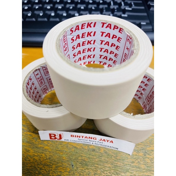 Jual Isolasi lakban AC non lem / Ductape non lem Saeki | Shopee Indonesia