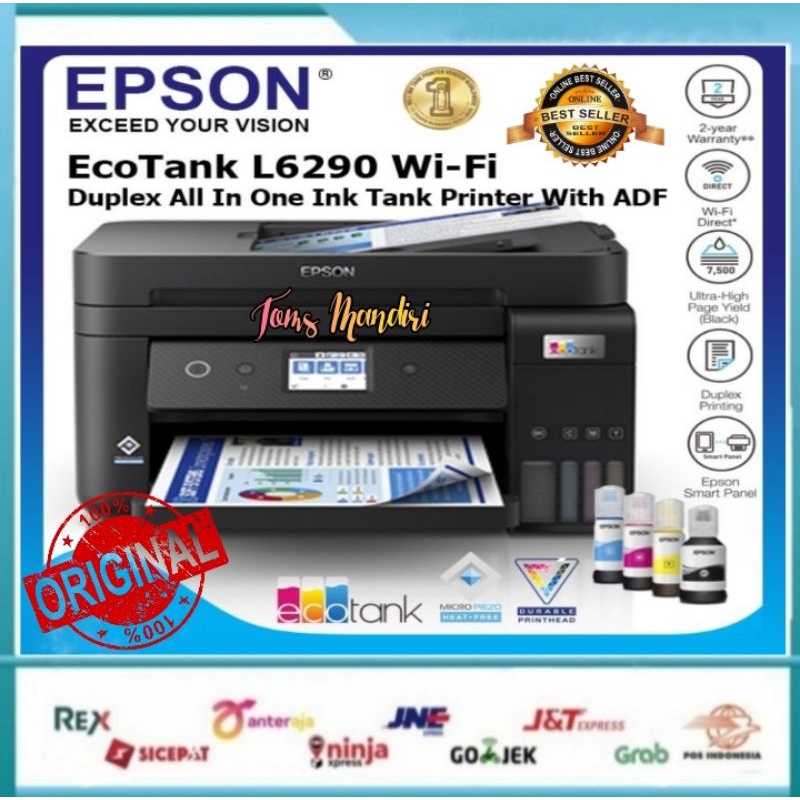 Jual Epson L6290 Wifi Duplex All in One Ink Tank Printer With ADF ...