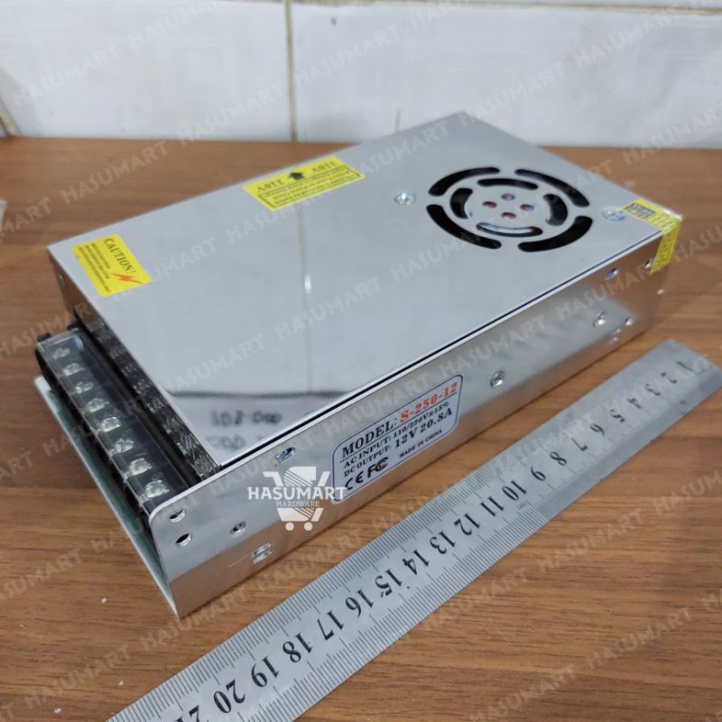 Jual Adaptor 20A 12V ASLI / Power Supply 20A 12V/ Trafo 20A 12V (Ada ...