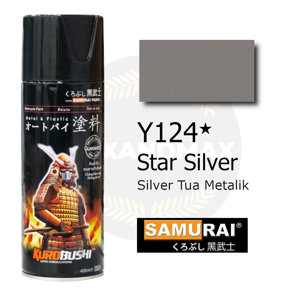 Jual Samurai Paint Star Silver Y124 Engine Part 400 ml - Cat Semprot ...