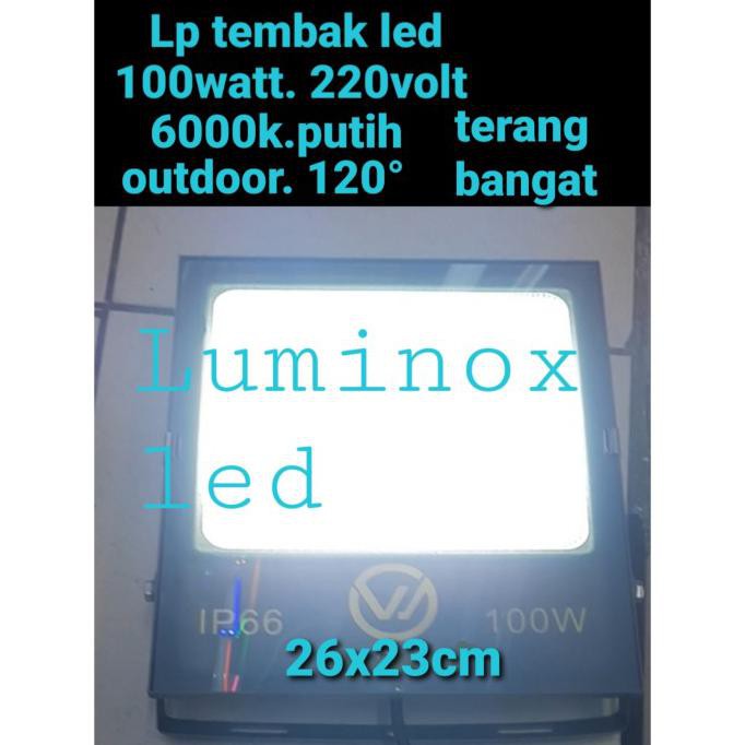Jual Lampu Flood Light Led 100 W 100Watt 2Mata Sorot Tembak Led 100 Watt W Axanastore | Shopee ...