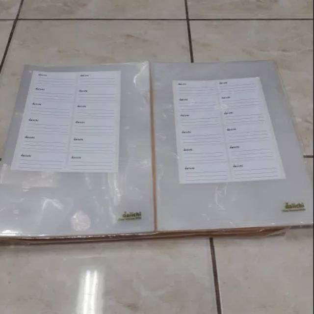 Jual Map L Daichi Ukuran Folio atau A4 Warna Bening Per Lusin | Shopee Indonesia