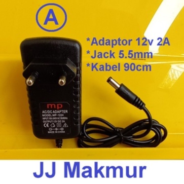 Jual Adaptor Charger CCTV Modem Mesin Absensi TV mobil Dvd portable 12V ...
