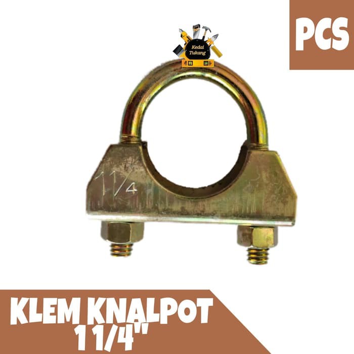 Jual KEDAI TUKANG - Klem Knalpot Baut Kelem 1 1/4" inch / U Bolt ...