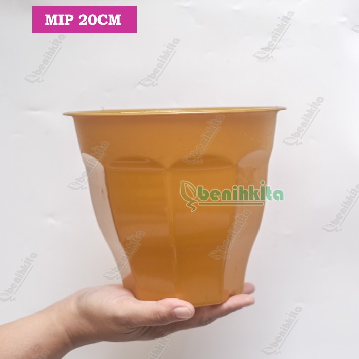 Jual Pot Tanaman-Bunga Tinggi Warna Gold 20cm (MIP) | Shopee Indonesia