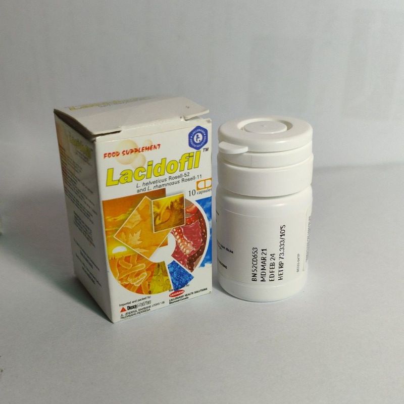 Jual LACIDOFIL-Suplemen Kesehatan Sistem Pencernaan "harga per/Botol ...