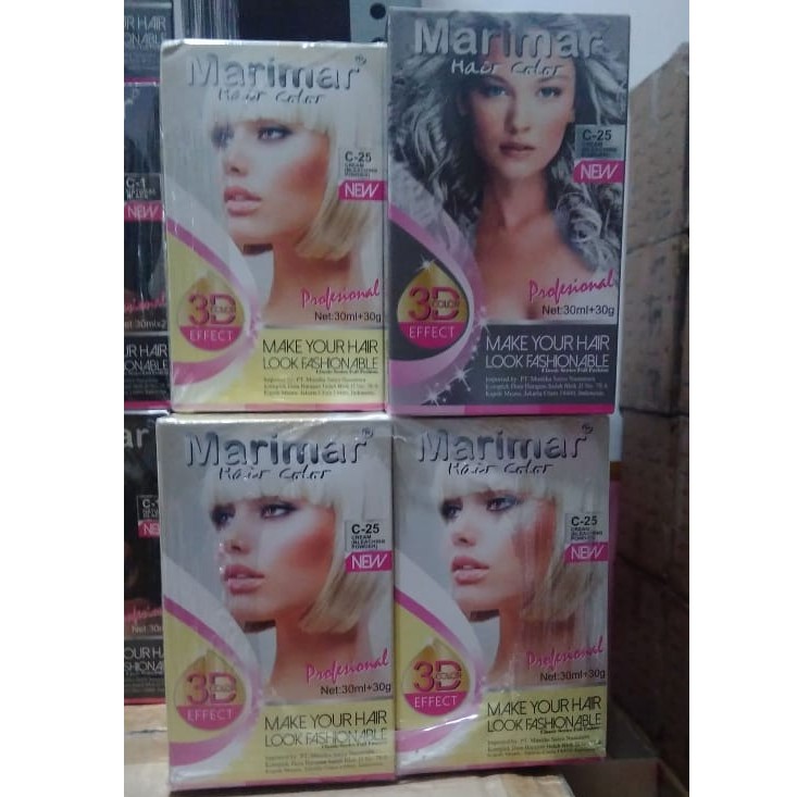 Jual MARIMAR BLEACHING HAIR COLOR / BLEACHING SEMIR RAMBUT | Shopee ...