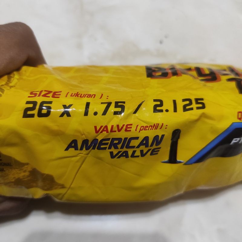 Jual BAN DALAM SEPEDA SWALLOW 26 INCH 26 x 1.75 - 26 x 2.125 PENTIL DOP BESAR AV 26x1.75 - 26x2 ...