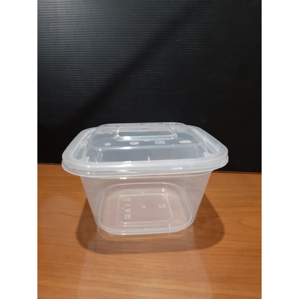 Jual Thinwall Kotak / Square ukuran 500 Ml isi 25 pcs | Shopee Indonesia