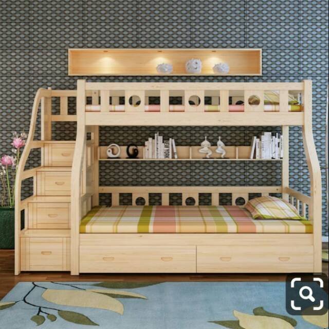 Jual Tempat Tidur Tingkat Tangga , Classic | Shopee Indonesia