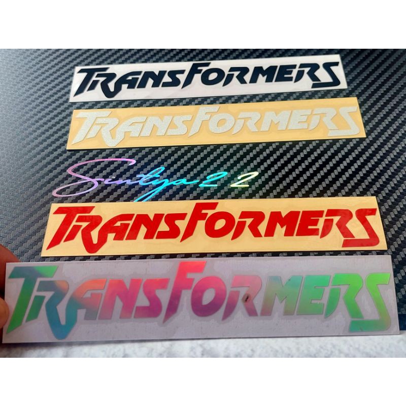 Jual STICKER TULISAN TRANSFORMERS CUTTING | Shopee Indonesia