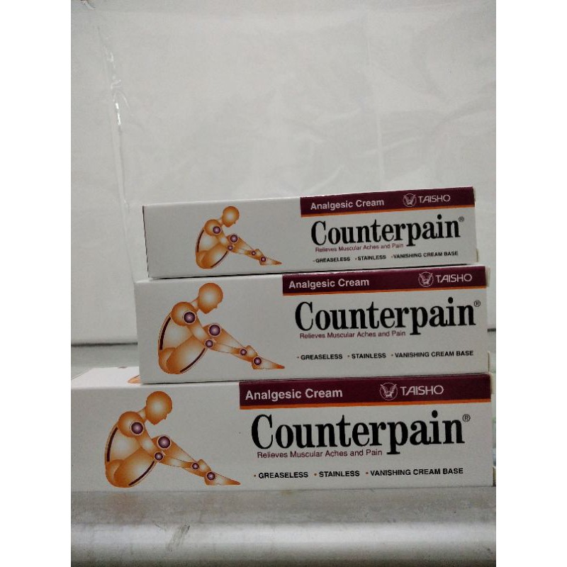 Jual COUNTERPAIN ANALGESIC CREAM (15gr,30gr,60gr] | Shopee Indonesia