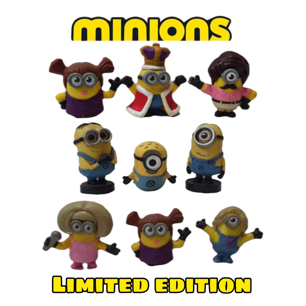 Jual minions action figure mcd happy meal limitied edition | Shopee ...