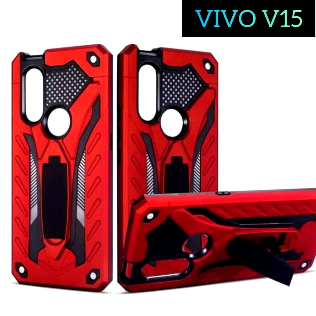 Jual Casing HP For VIVO V15 Case Armor Hardcase Phantom Series Stand ...