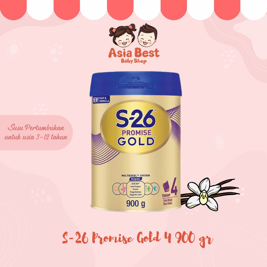 Jual S-26 Promise Tahap 4 Gold 900 GR / susu pertumbuhan untuk anak ...