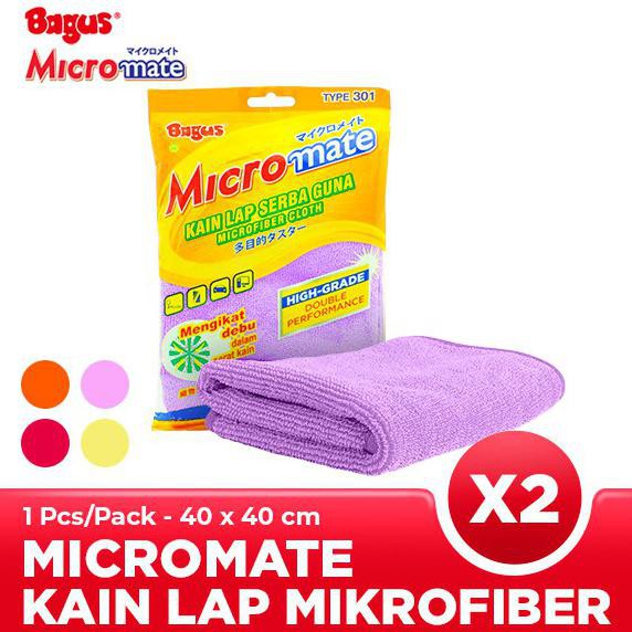 Jual ( BISA COD ) Twin Pack Bagus Micromate Tipe 301 Kain Lap Serbaguna ...