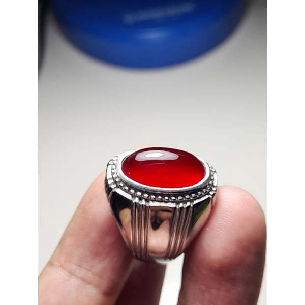 Jual batu akik red baron asli original | Shopee Indonesia