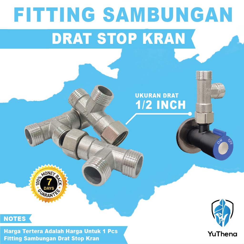 Jual YuThena - Nepel T Sambungan Kran T Shower Tee Closet Tee Shower ...