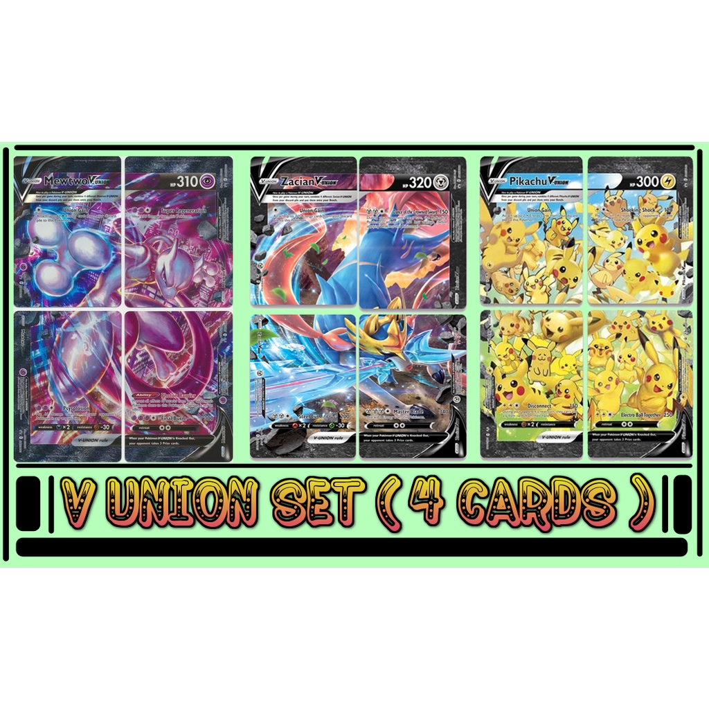 Jual KARTU POKEMON TCG HOLOGRAM SPESIAL V UNION SET (4 CARDS) | Shopee ...