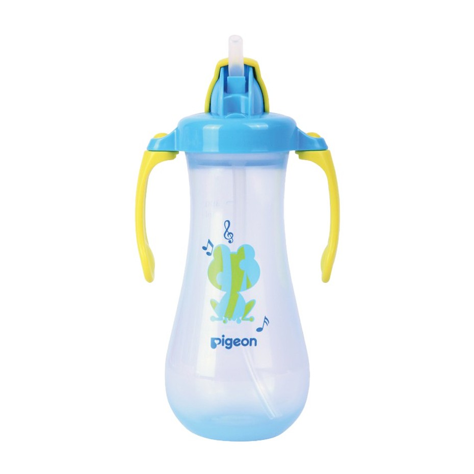 Jual [PROMO] Pigeon Tall Straw Bottle Botol Minum Sedotan Bayi 9+ Bulan ...