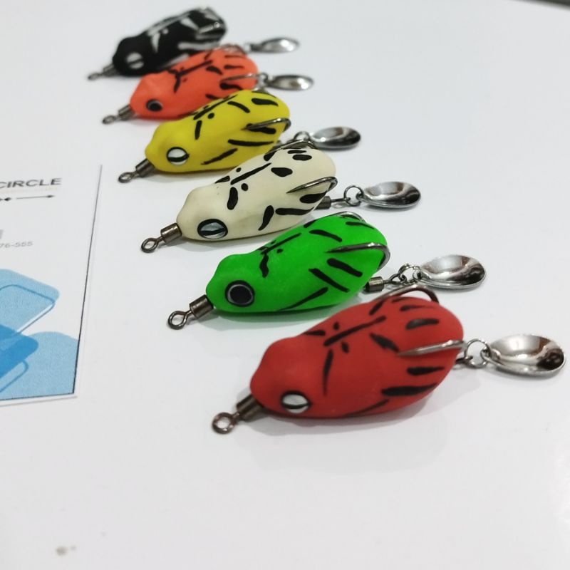 Jual Soft Frog mini 3,5cm Umpan pancing gabus casting lure | Shopee Indonesia