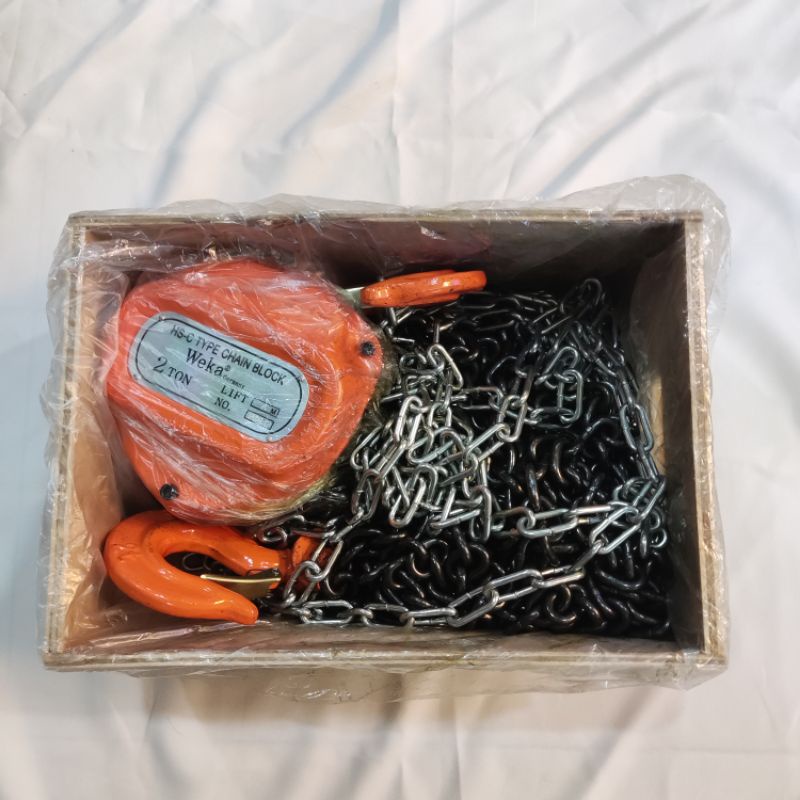 Jual Chainblock katrol manual 2ton x 6meter takel WEKA | Shopee Indonesia