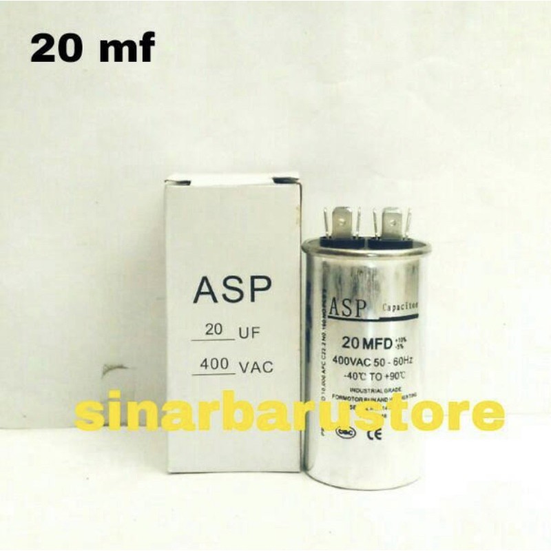 Jual Kapasitor Tabung Untuk AC ASP 20mf | Shopee Indonesia