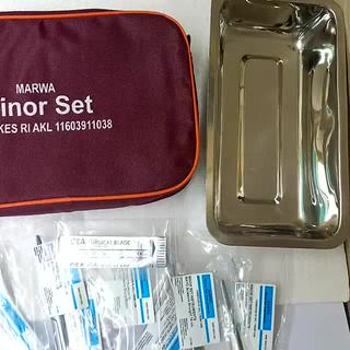 Jual Minor Set + Bag Alat Bedah Operasi Minor Set Marwa Alat Praktikum ...