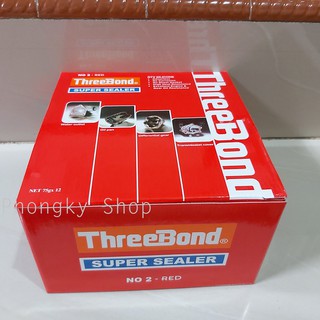 Jual THREEBOND | Lem Paking MERAH High Temp RTV Silicone RED (75 Gr ...
