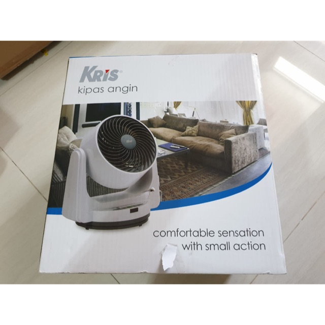 Jual Kipas Angin Table Fan minimalis Kris | Shopee Indonesia