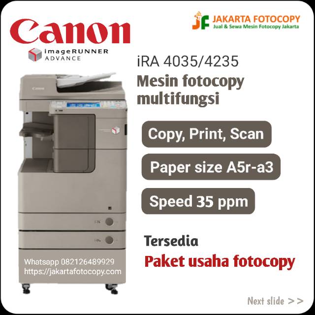 Jual Mesin fotocopy Canon iRA 4035/4235 | Shopee Indonesia