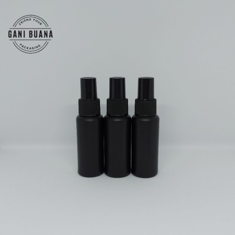 Jual BOTOL SPRAY 60ML HDPE HITAM FULL DOP SMOKE | Shopee Indonesia