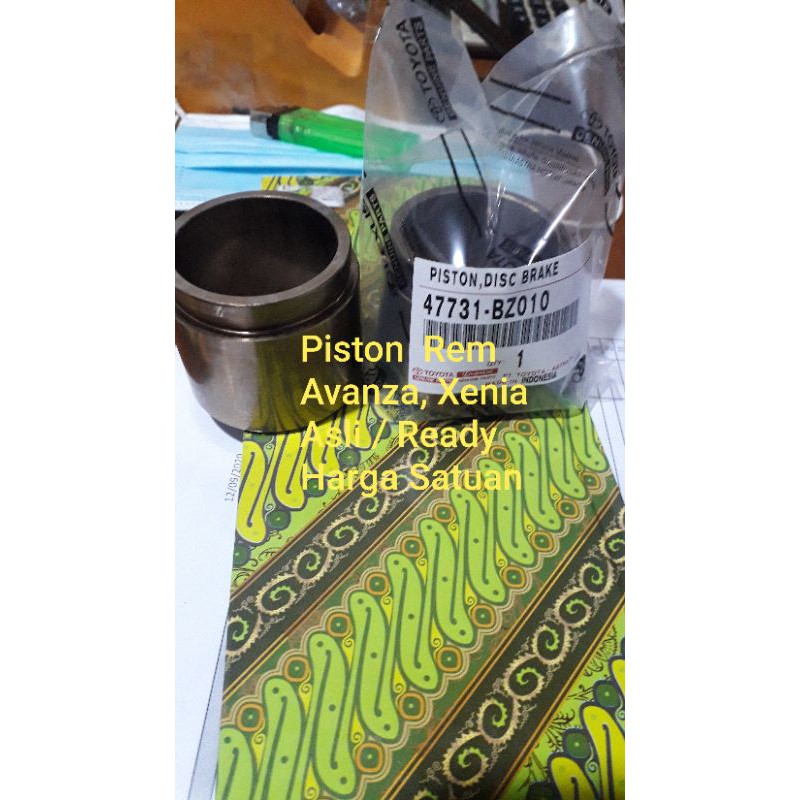 Jual PISTON REM DEPAN READY ASLI, HARGA SATUAN AVANZA,XENIA | Shopee ...