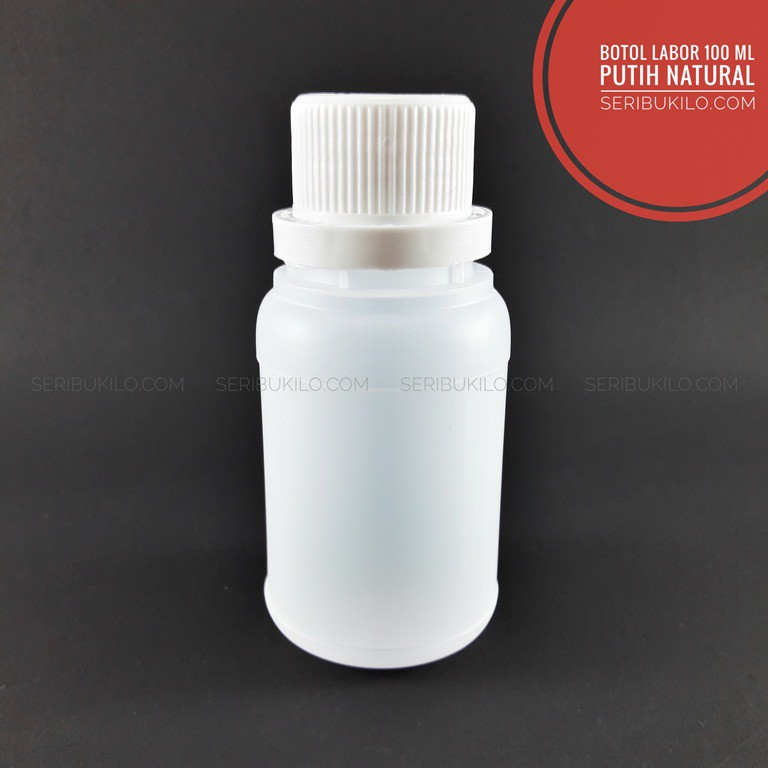 Jual Botol Plastik 100 ml / Botol Labor 100 ml Natural | Shopee Indonesia
