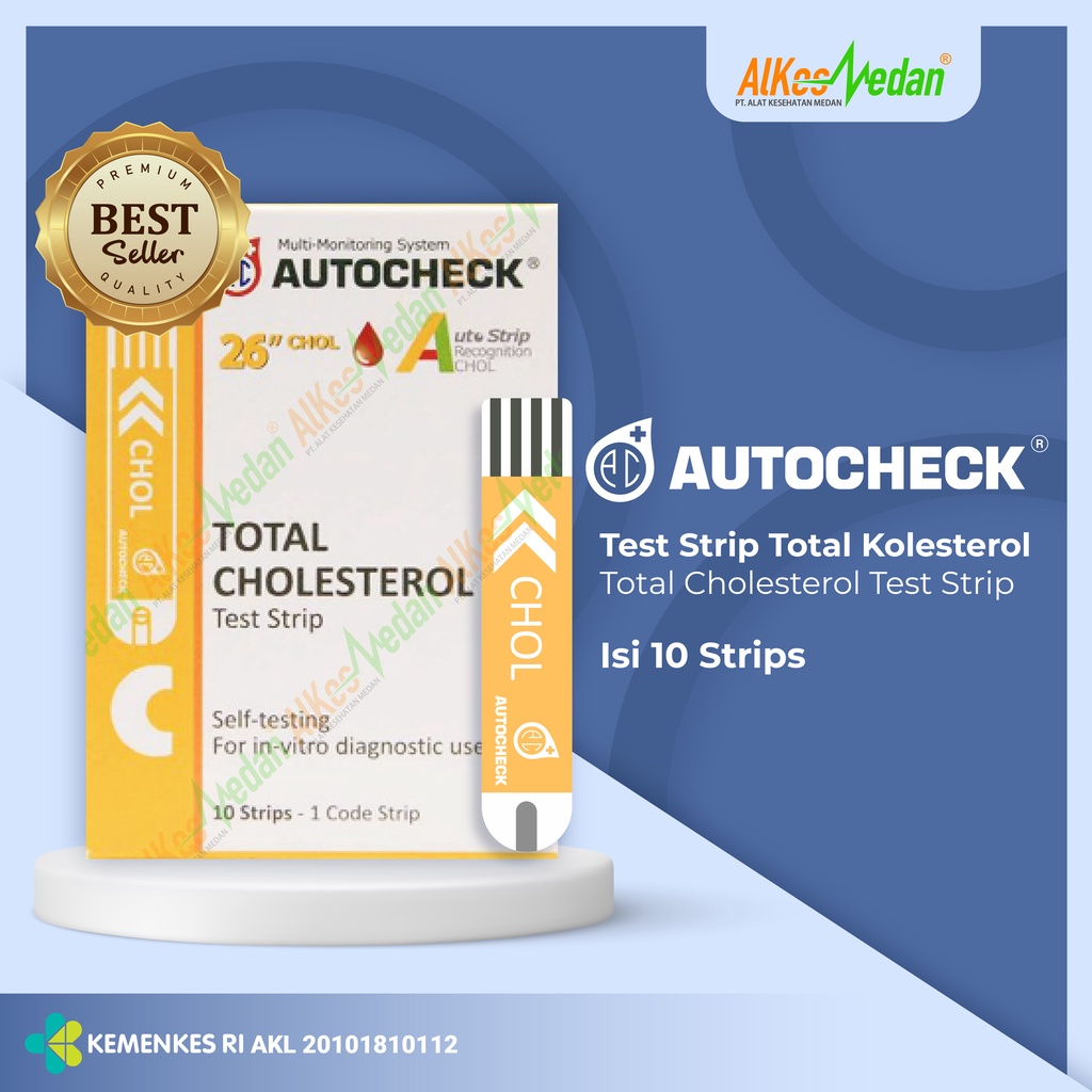 Jual STRIP KOLESTROL AUTOCHECK REFILL CHOLESTROL AUTO CHECK | Shopee ...