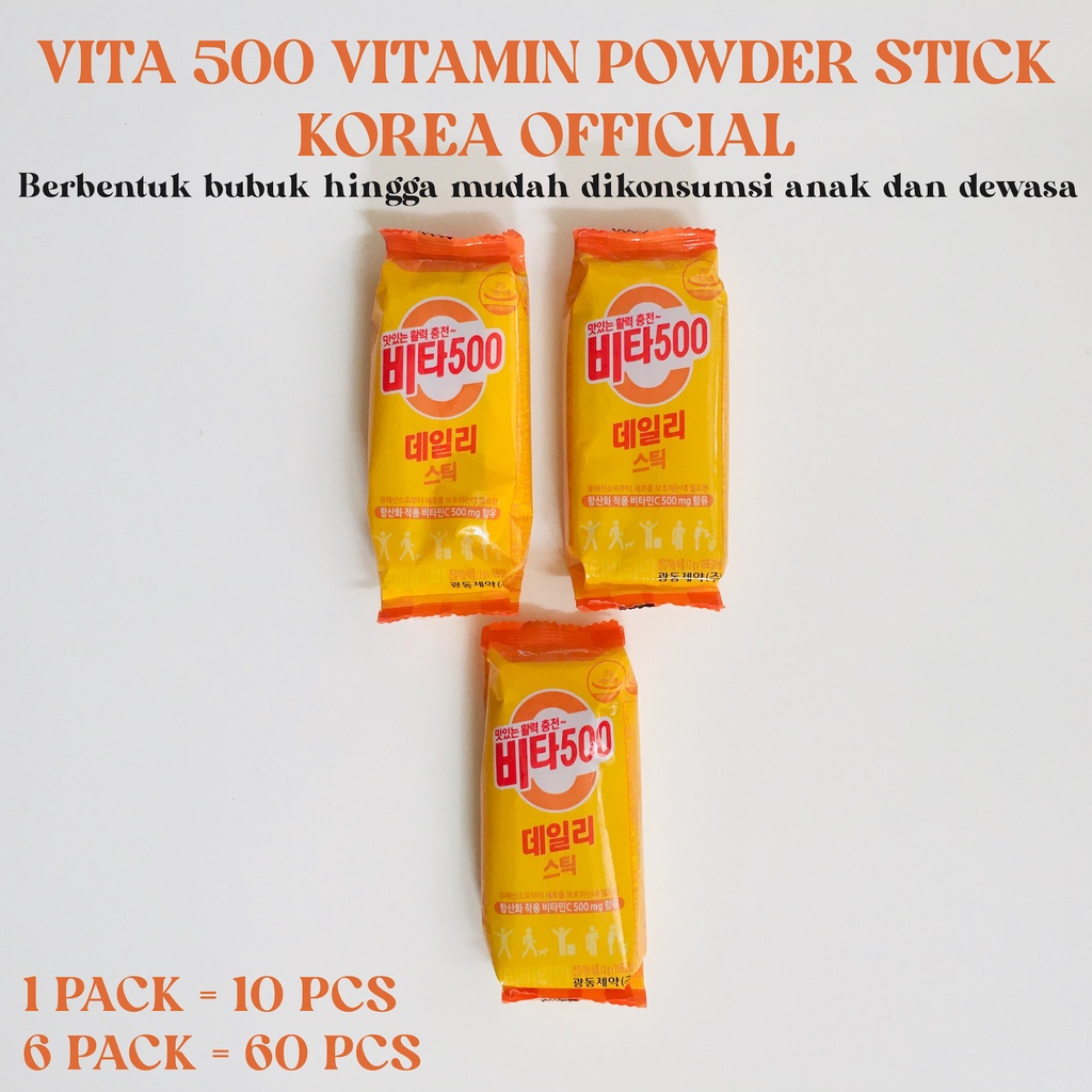 Jual VITA 500 VITAMIN C KOREA OFFICIAL JENNIE BLACKPINK LISA ROSE JISOO ...