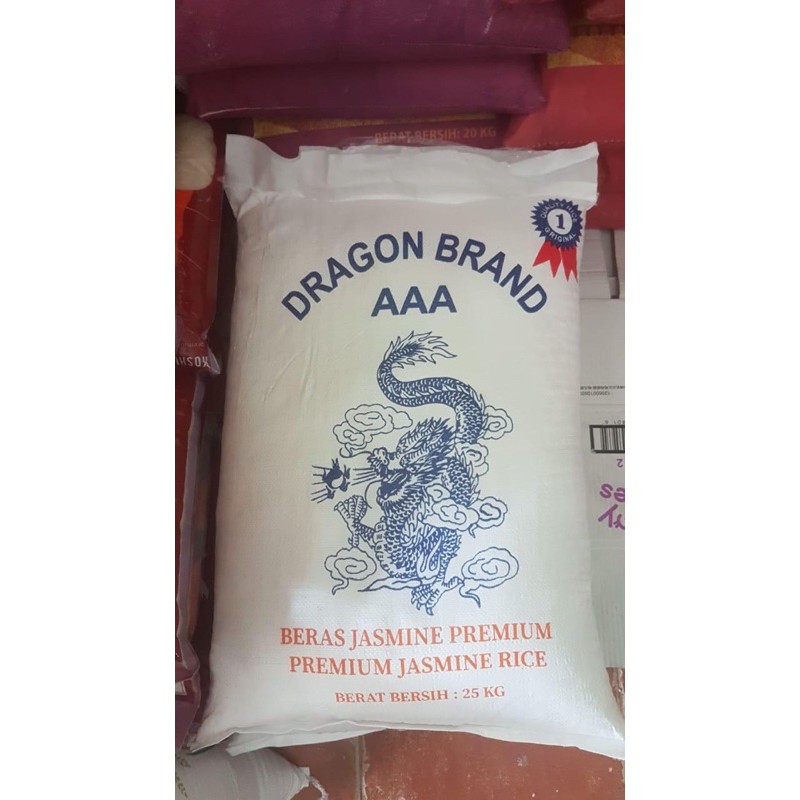 Jual Dragon Brand Beras Jasmine Premium AAA Vietnam 20KG | Shopee Indonesia