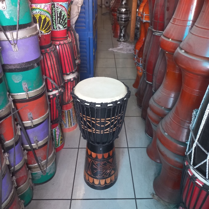 Jual GENDANG JIMBE PERKUSI DJIMBE JIMBE UKURAN 50CM UKIR TALI APIN ...