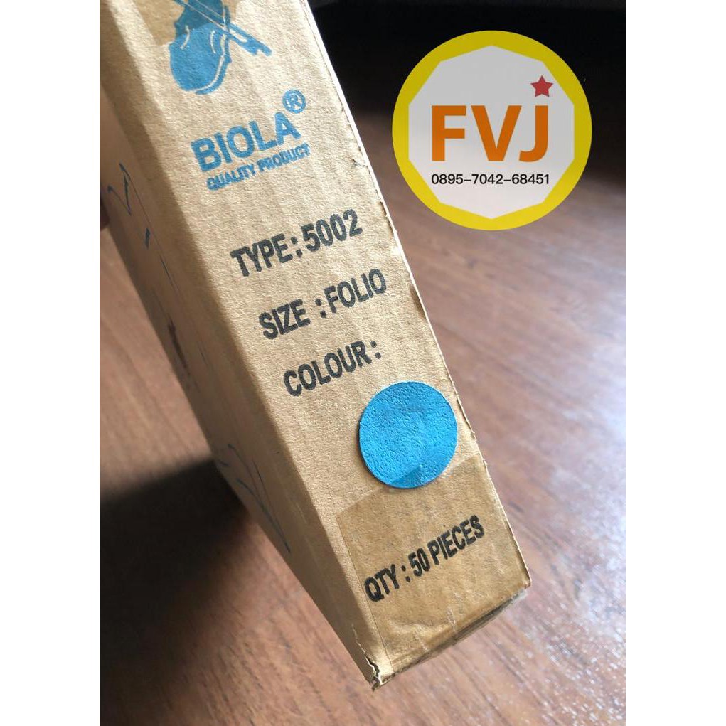 Jual 1pak / 50lembar STOF MAP BIOLA WARNA 5002 | Shopee Indonesia