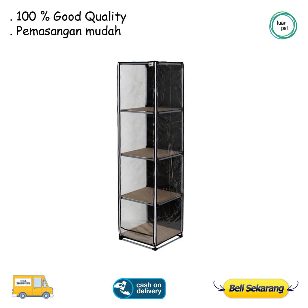 Jual Rak Besi Bongkar Pasang Rakitan Tertutup Tempat Lemari O8Q8 Rakit ...