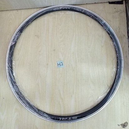Jual Rims Velg Rim 700c Strummer Aeroroad 24H 30 mm Hitam Abu CNC Aero ...
