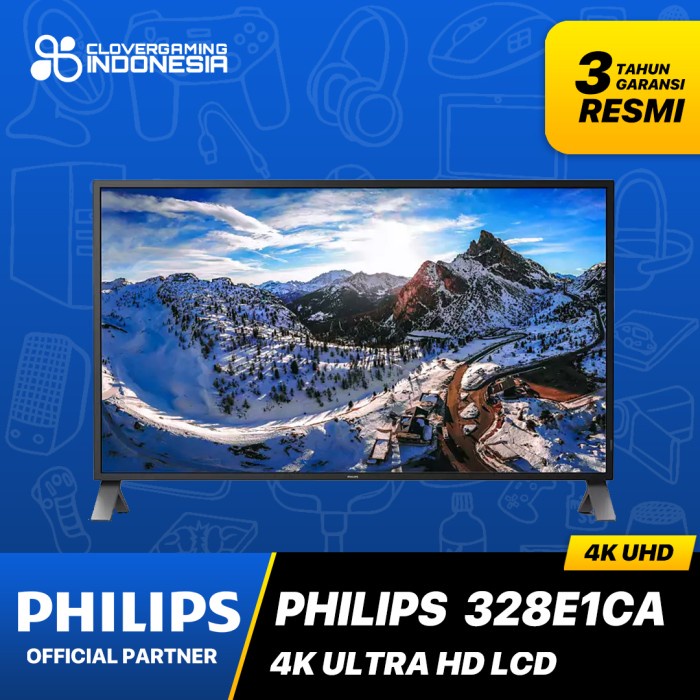 Jual Philips 438P1 43" 60Hz 4K UHD HDMI- Monitor LED Gaming Monitor ...