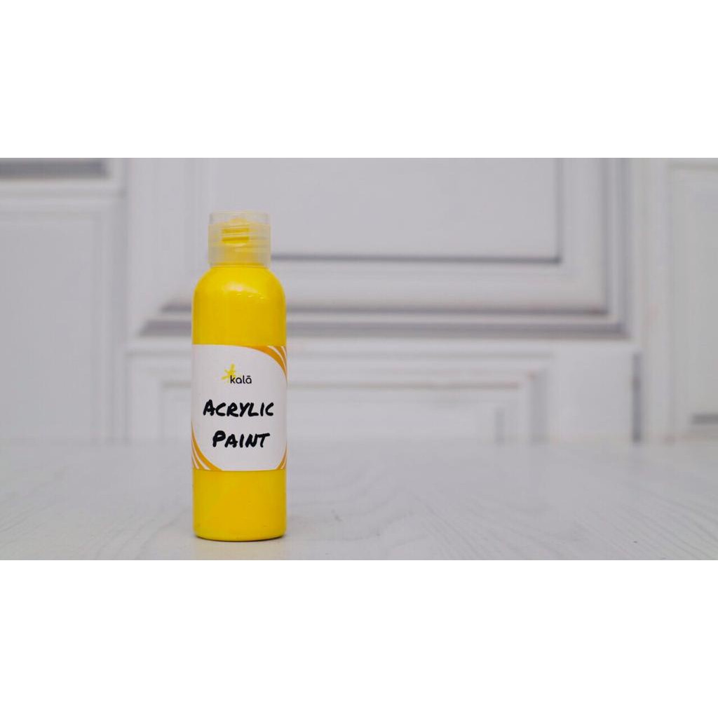 Jual Cat Acrylic Kuning 80ml | Shopee Indonesia