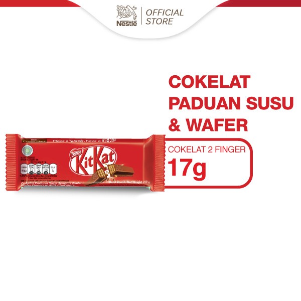 Jual NESTLE KITKAT Coklat Wafer 2F Original 17g | Shopee Indonesia