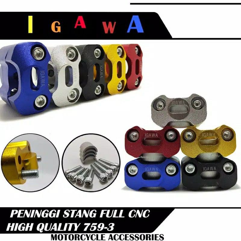 Jual Raser Raiser Peninggi Stang cnc Universal | Shopee Indonesia