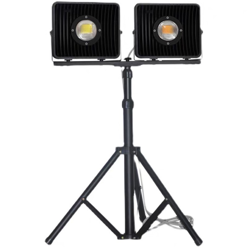 Jual Double Flood Light 50W With Tripod Lampu Detailing Poles | Shopee ...
