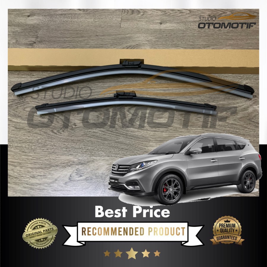 Jual WIPER DFSK GLORY 580 FRAMELESS SOFT BLADE 24-18 1 SET 2 PCS | Shopee Indonesia